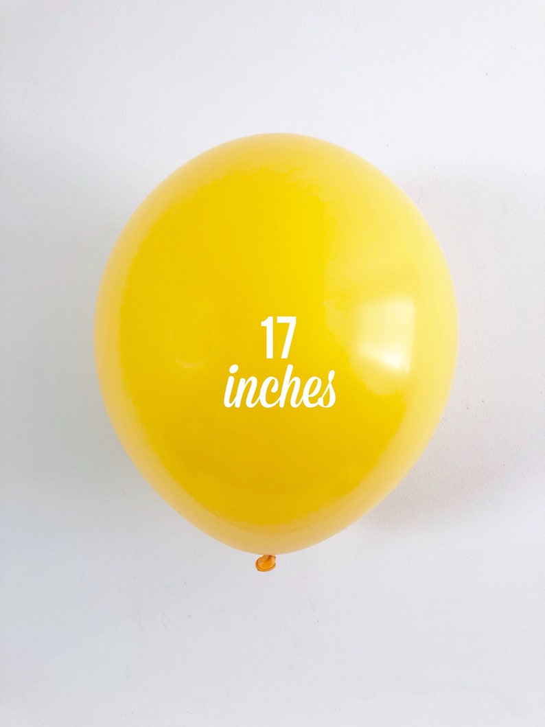 Goldenrod Latex Balloon Goldenrod 17 inch Balloons Mustard | Etsy