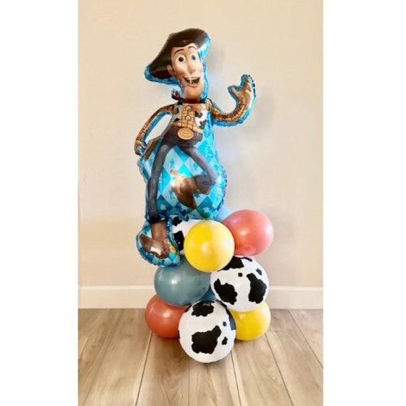 Toy Story Balloon Tower Kit Retro Toy Story Cowboy Party Woody Balloon ...