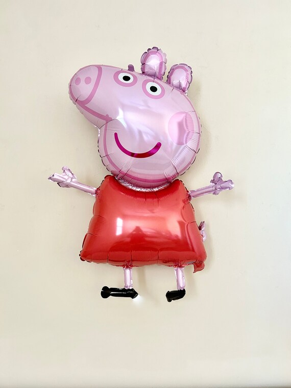 Peppa Pig Balloon Peppa Pig Birthday Party Decorations Best Day Ever ...