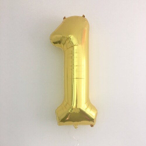 Jumbo Number One Rose Gold Balloon First Birthday Balloons - Etsy