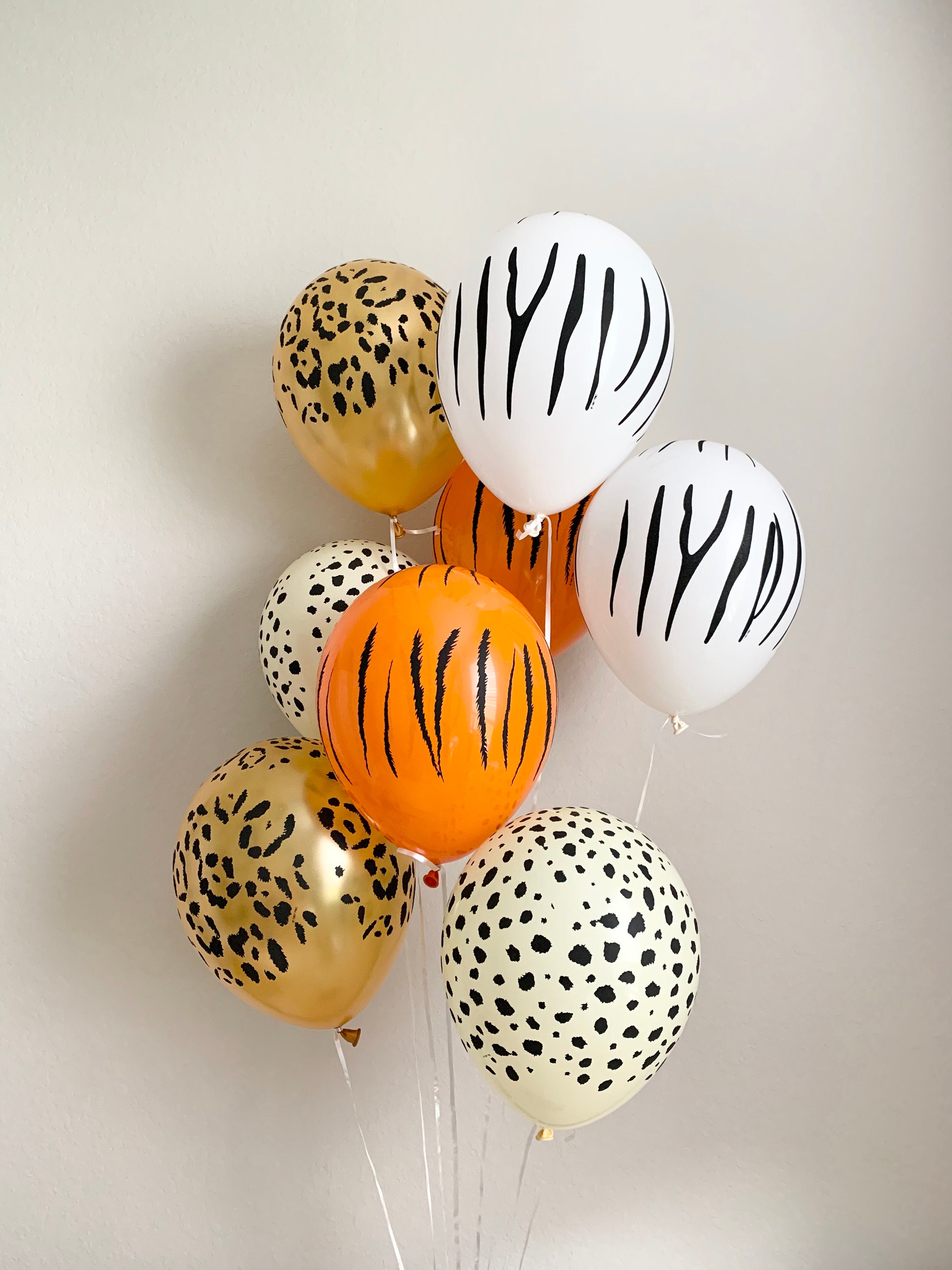 Animal Print Balloons Cheetah Leopard Zebra Tiger Balloons - Etsy
