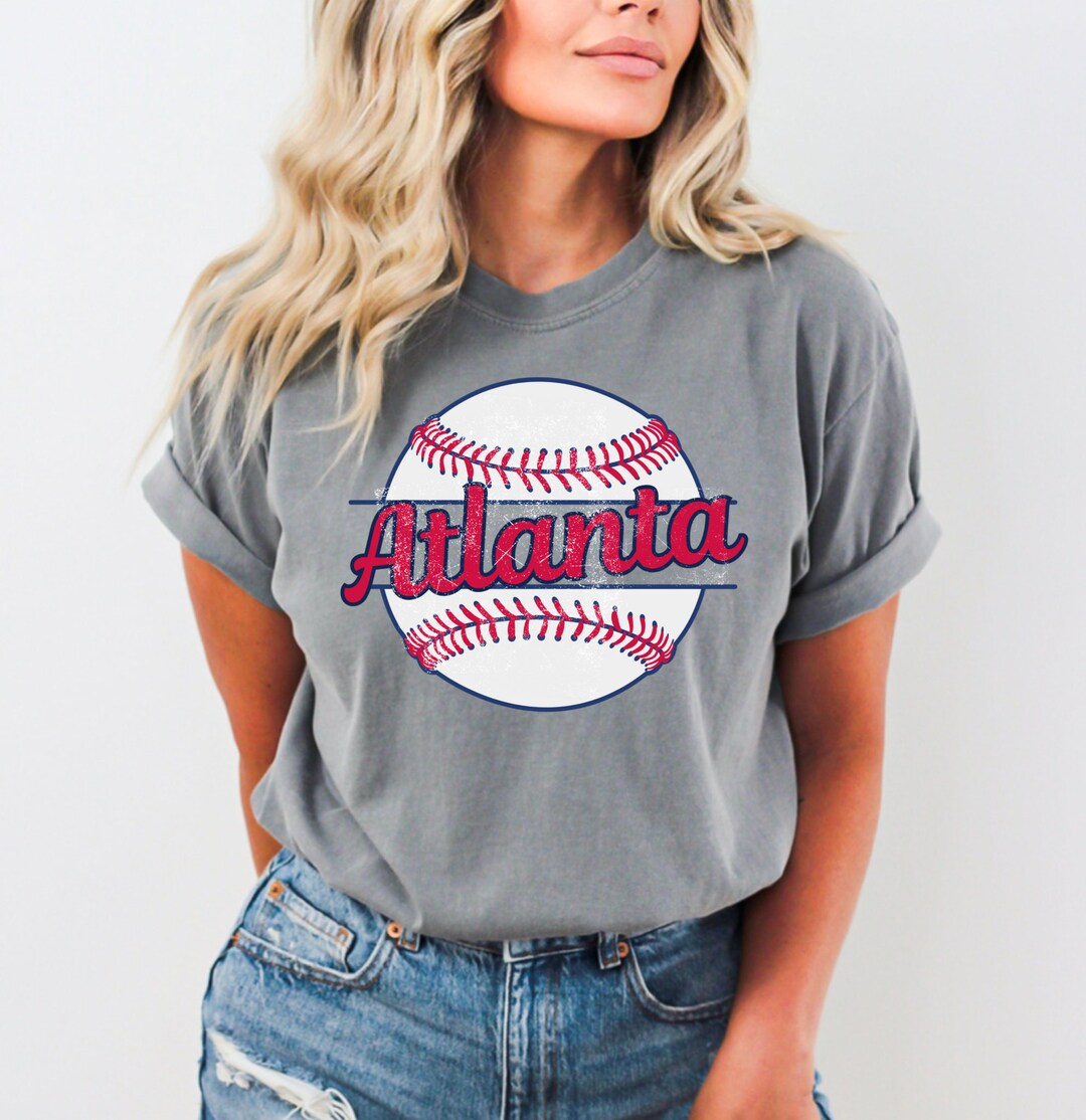 Atlanta Baseball Tshirt Comfort Colors® Atlanta Baseball Tee Shirt Game ...