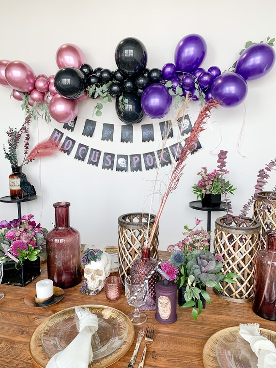 Halloween Balloon Garland Kids Halloween Party Halloween Party Decor ...