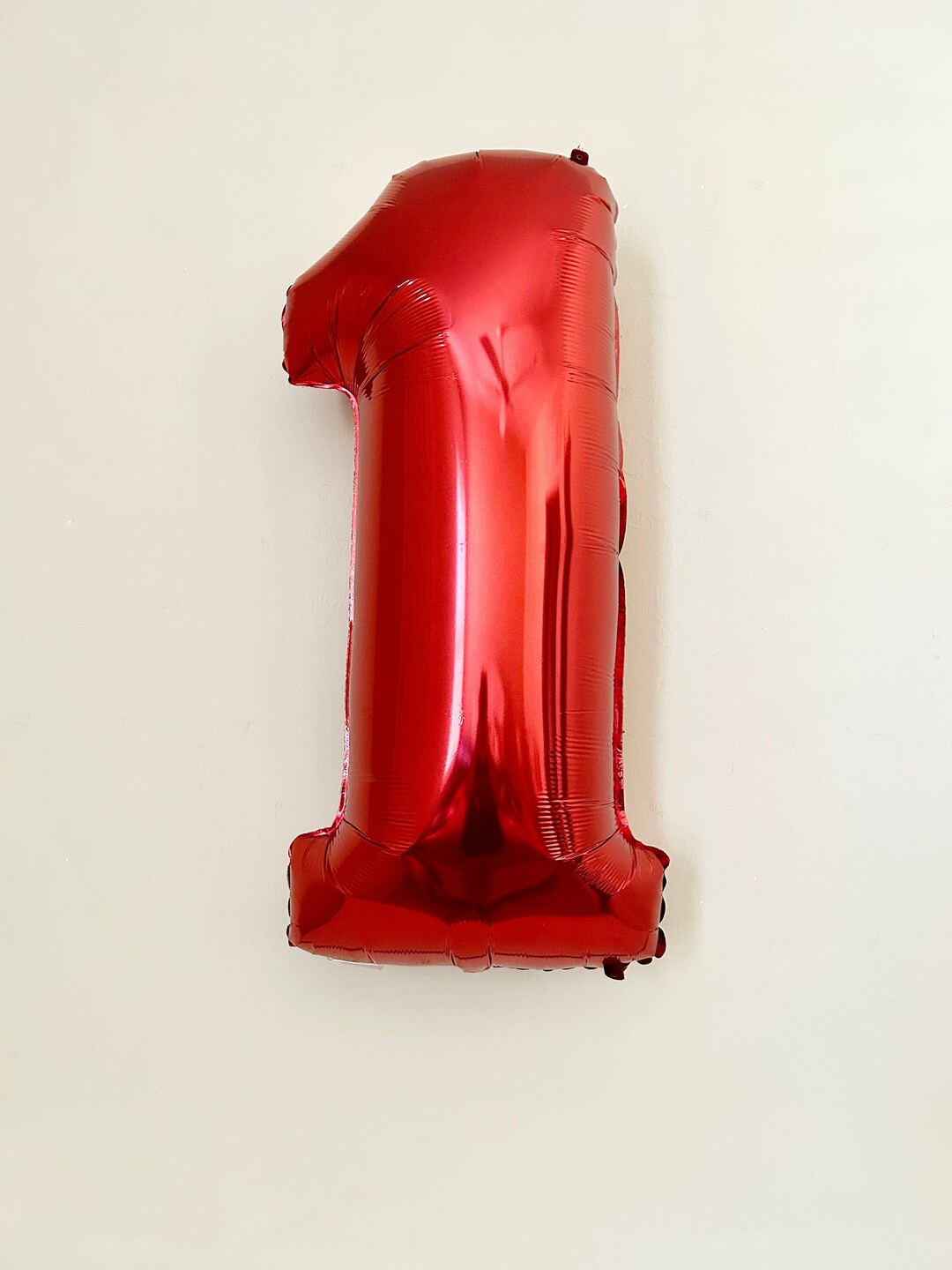 Jumbo Number One Red Balloon First Birthday Balloons Red Party - Etsy