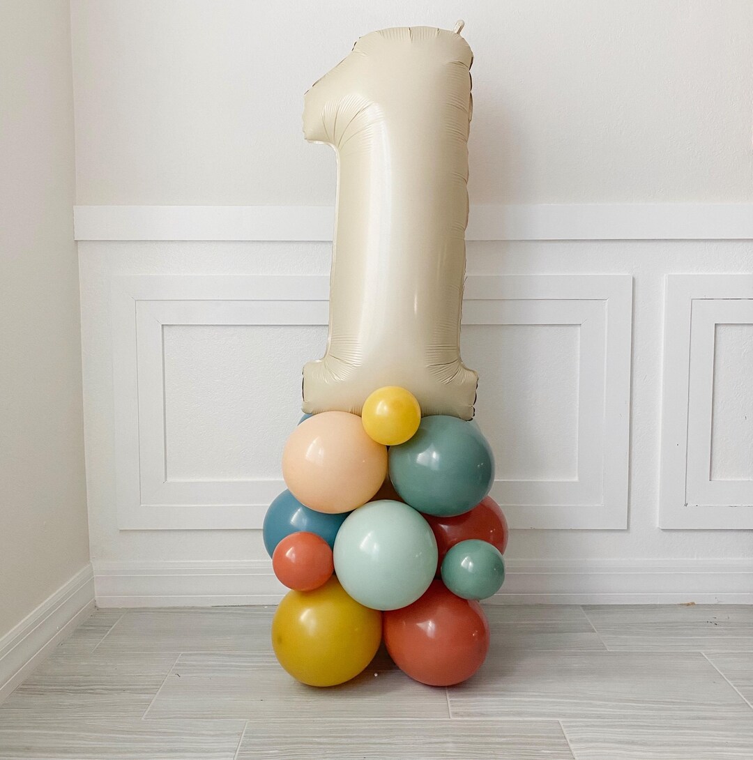 Boho Balloon Tower Kit: Burnt Orange, Blush, and Sage Party Decor - Etsy