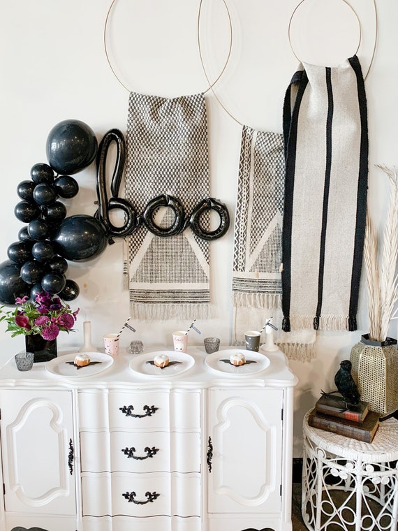 Boo Balloon Script Balloons Halloween Balloons Kids Halloween - Etsy