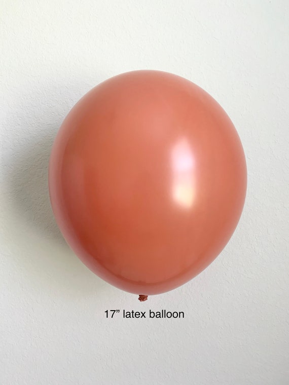 Burnt Orange 17 inch Latex Balloon Rust Orange Balloons Rust Bridal ...