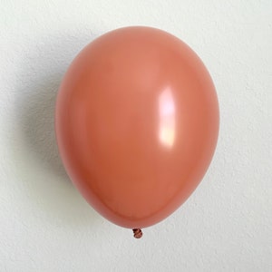 Burnt Orange 11 Inch Latex Balloon Rust Orange Balloons Rust Bridal ...