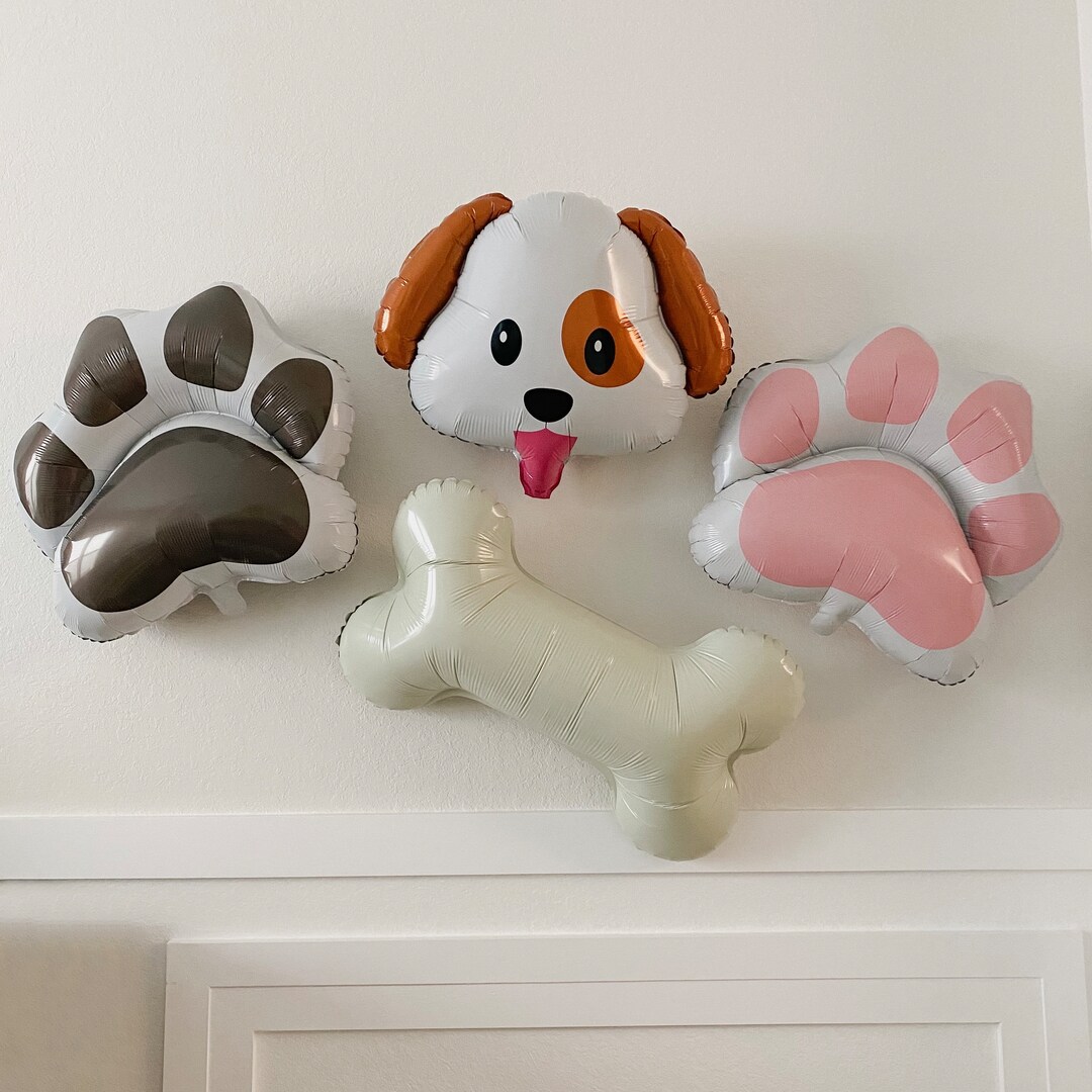 Puppy Balloons Puppy Pawty Puppy Party Decor Dog Party Balloons Paw ...