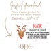 Magic Reindeer Food Tag Printable Instant Download Reindeer Food Label ...
