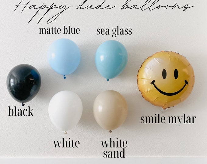 Happy Dude Balloons Boho One Happy Dude Balloons Rad Dude Party Checker ...