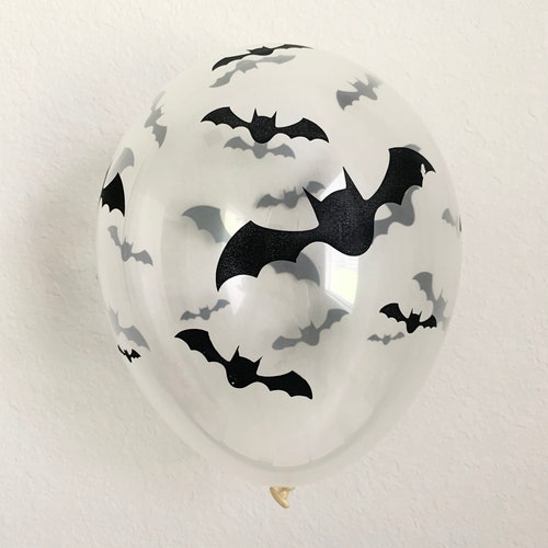 Bat Balloons Halloween Balloons Halloween Party Its Frickin - Etsy