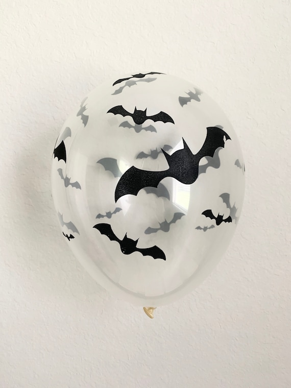 Bat Balloons Halloween Balloons Halloween Party Its Frickin | Etsy
