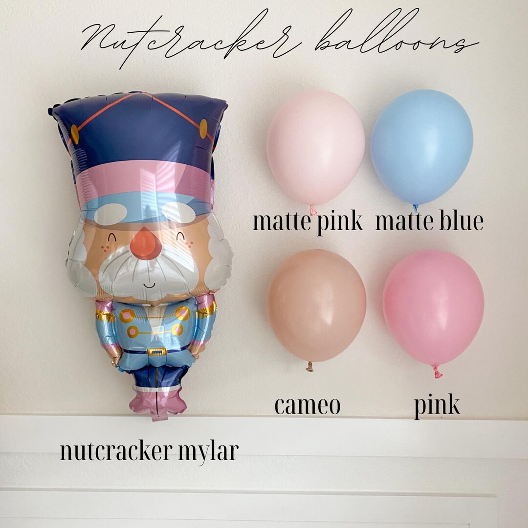 Nutcracker Balloons Kids Pastel Christmas Party Sugar Plum Fairy Party Nutcracker Ballet Party ...