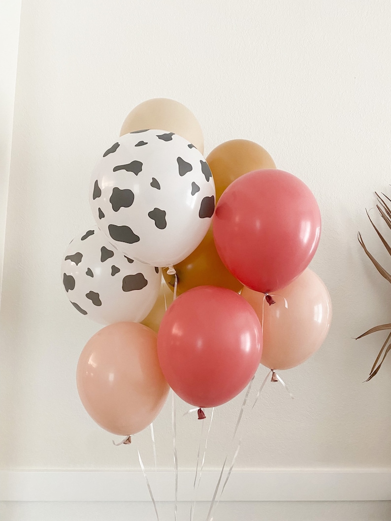 Cowgirl Balloons Farm Party First Rodeo Nash Bash Balloons Cow - Etsy