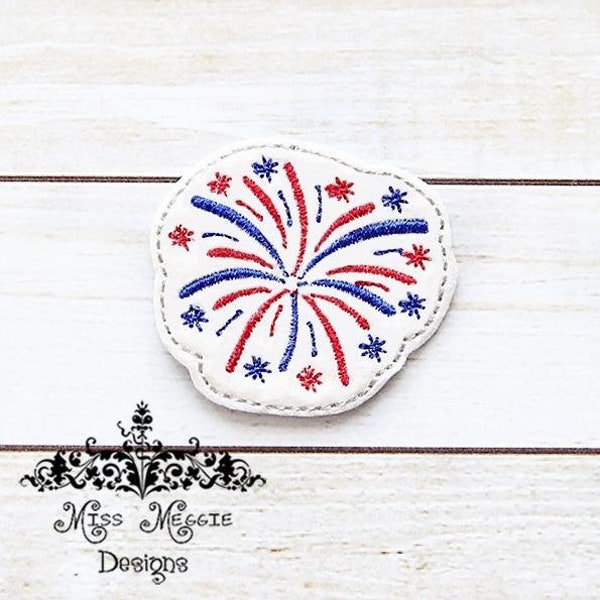 Fireworks Embroidery - Etsy