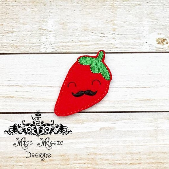 Instant Download Mini Peppers Embroidery Design Hot Red Chili Peppers ...