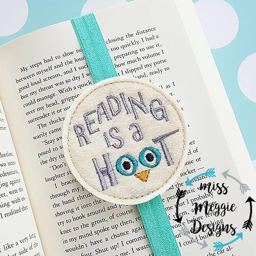 Fancy Feather ITH Bookmark Embroidery Design File | Etsy