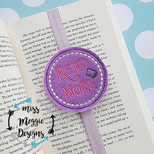 Read More Bookmark ITH Embroidery Design File | Etsy