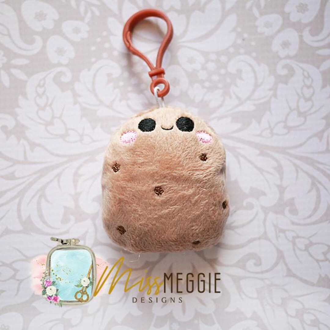Stuffie Keychain Potato ITH Embroidery Digital Design File - Etsy