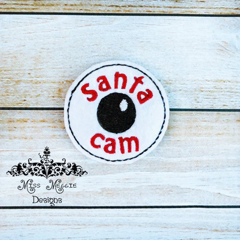 Santa Cam Camera Feltie ITH Embroidery Design - Etsy