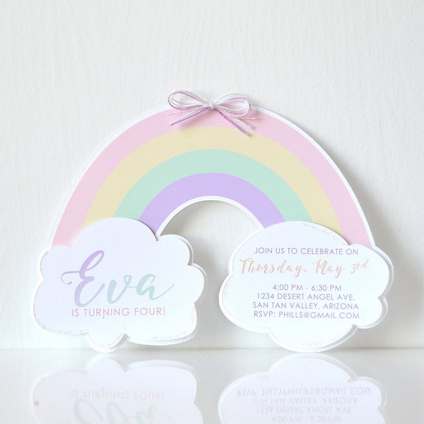 Pastel Rainbow Birthday - Etsy