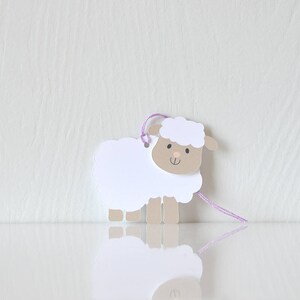Little Lamb Gift Tags: Farm Party, Birthday, Baptism, Christening, Baby ...
