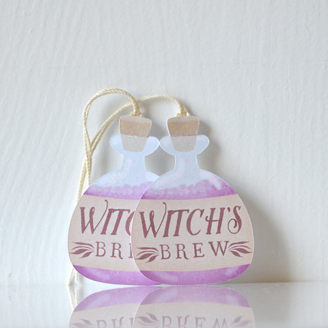 Witch's Brew Tags Set of 10: Halloween, Candy, Brew, Magic- LRD001HT - Etsy
