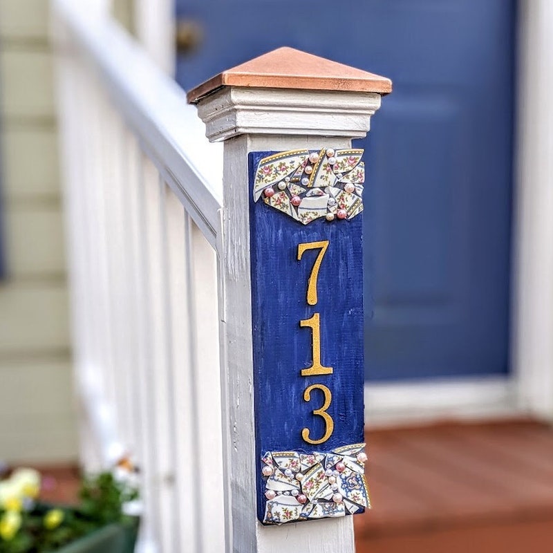 MosaicAddressSigns - Etsy