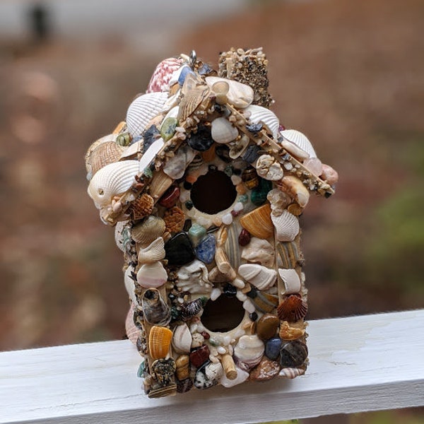 Seashell Birdhouse - Etsy