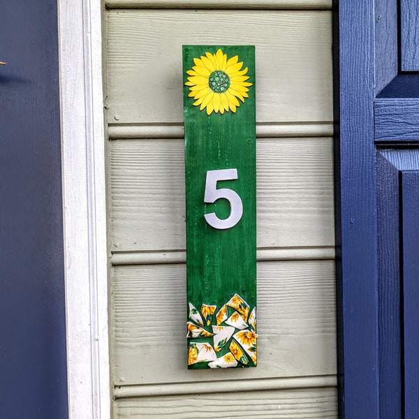 Mosaic Sunflower - Etsy