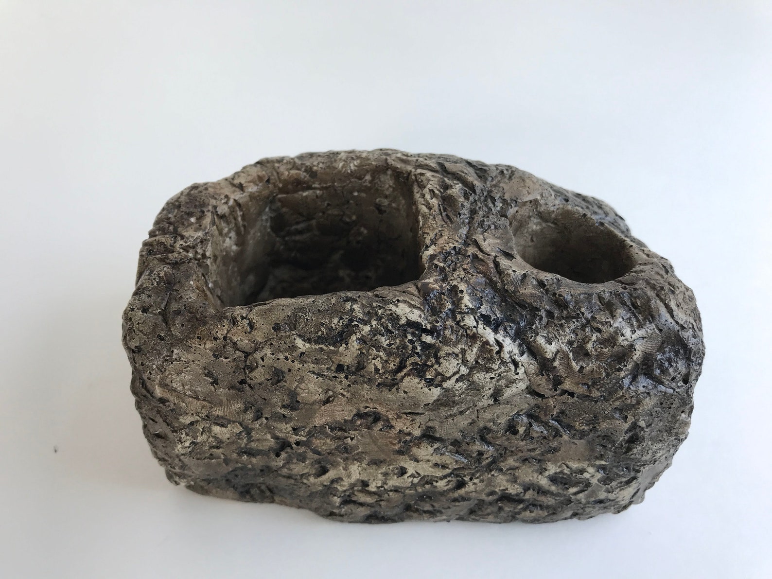 Zen Rock Planter Succulent Rock Planter Concrete Zen Rock | Etsy