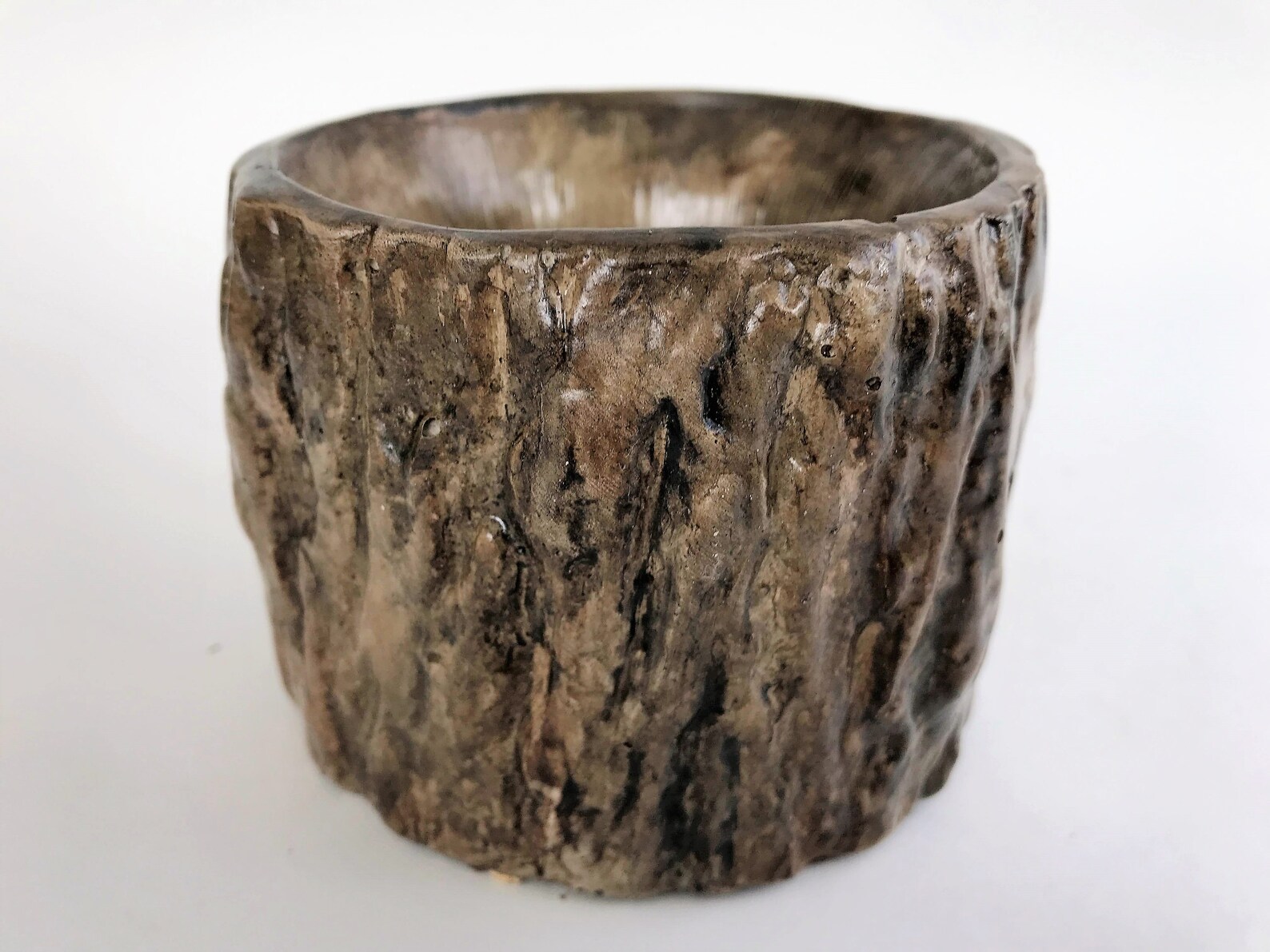 Tree Bark Planter, Tree Bark Pot, Succulent Planter, Succulent Pot ...