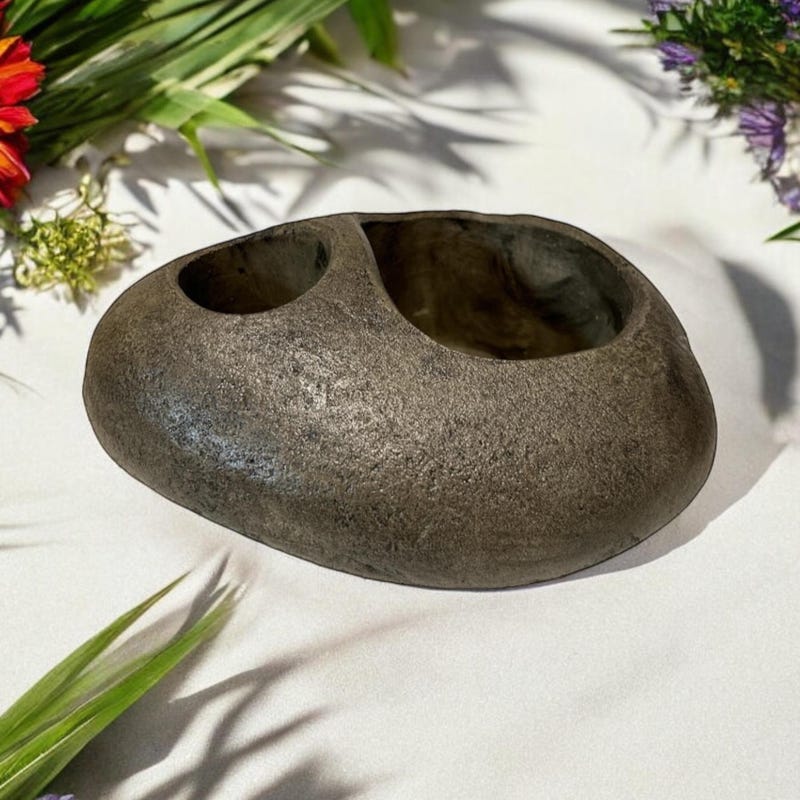 Rock Planter - Etsy