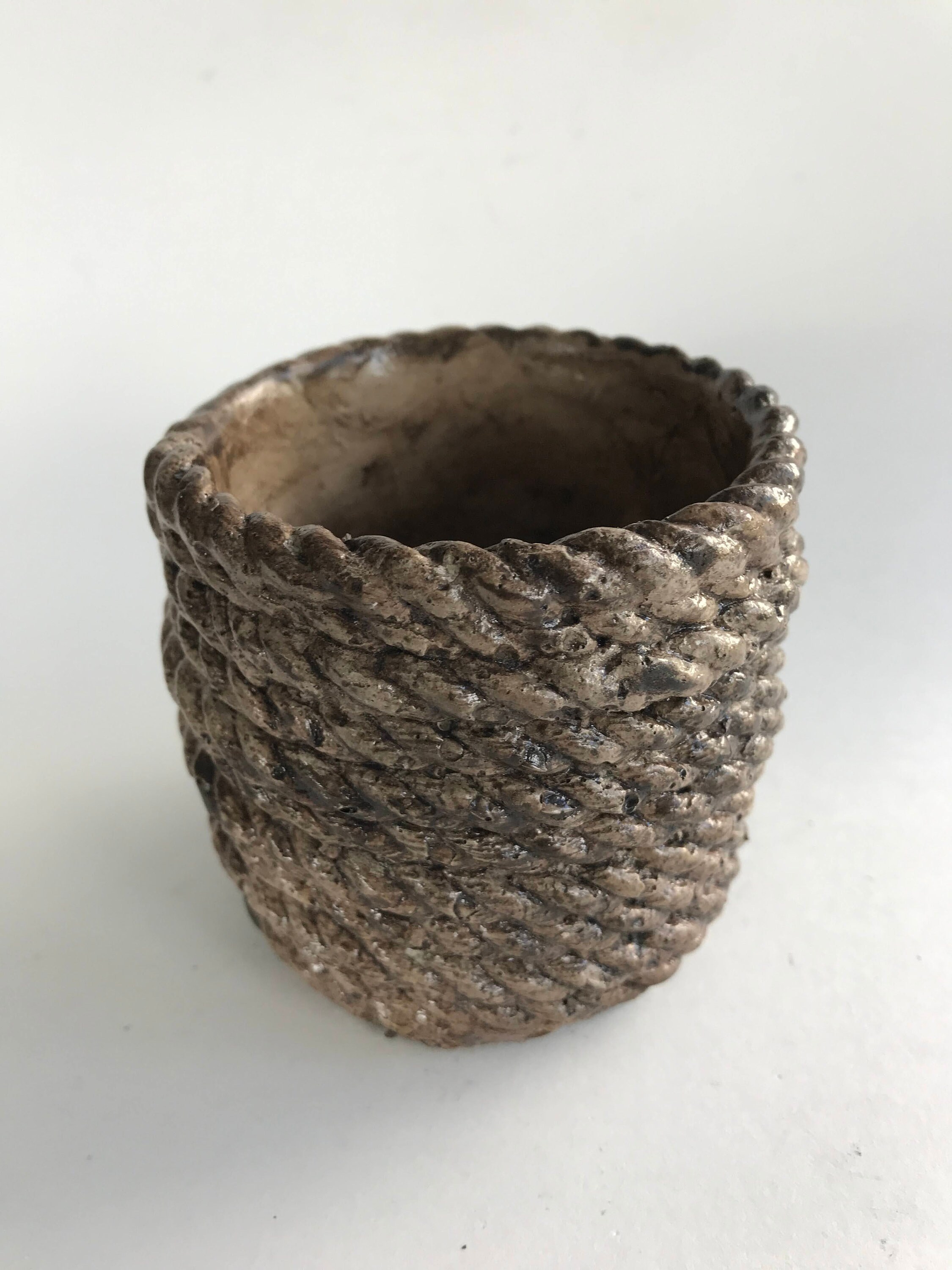 Concrete Rope Planter Rope Planter Rope Flower Pot Concrete | Etsy