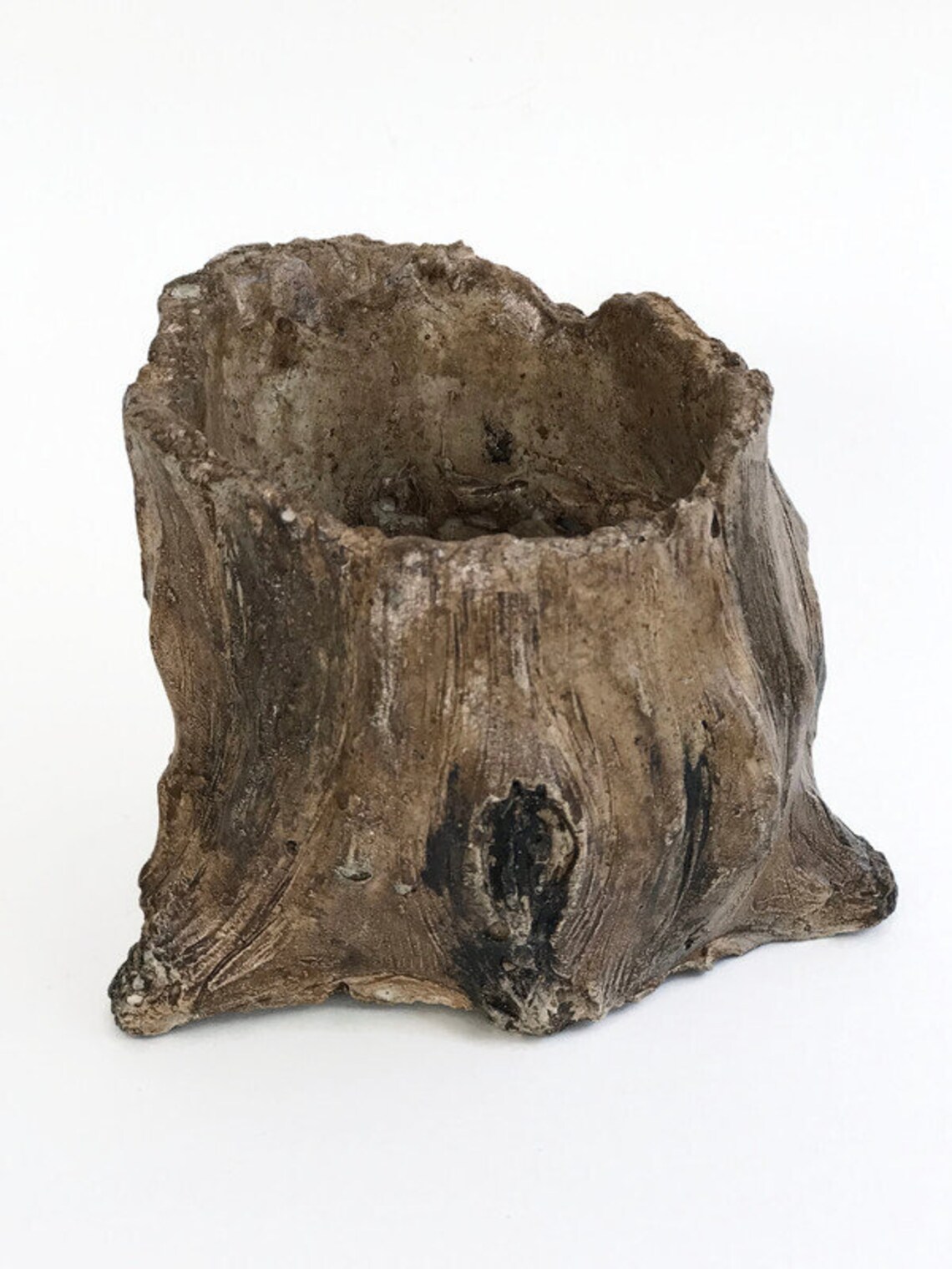 Tree Stump Planter Tree Stump Pot Succulent Tree Stump Pot - Etsy