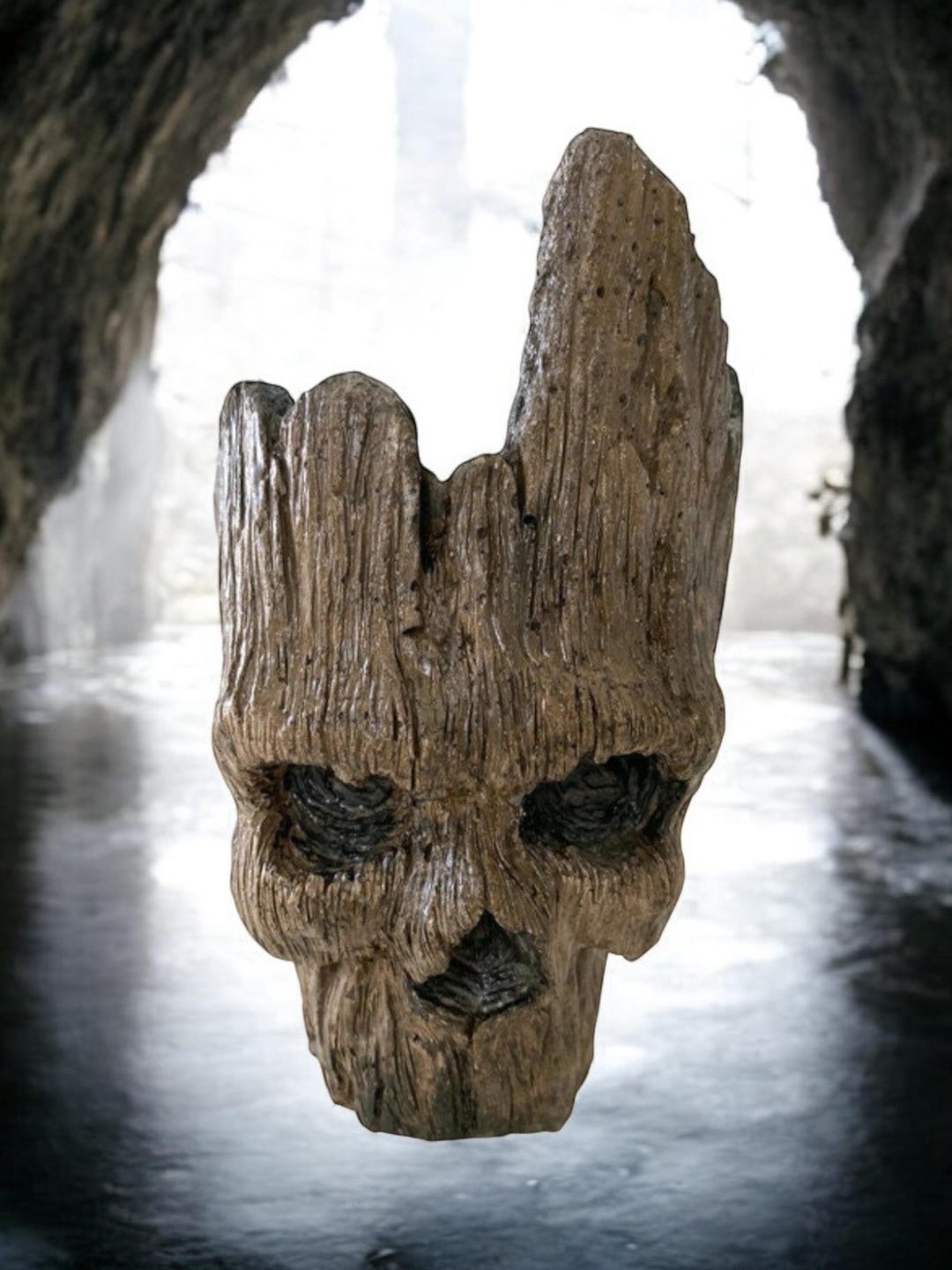 Concrete Tree Troll Planter, Concrete Tree Troll Pot, Faux Tree Troll ...