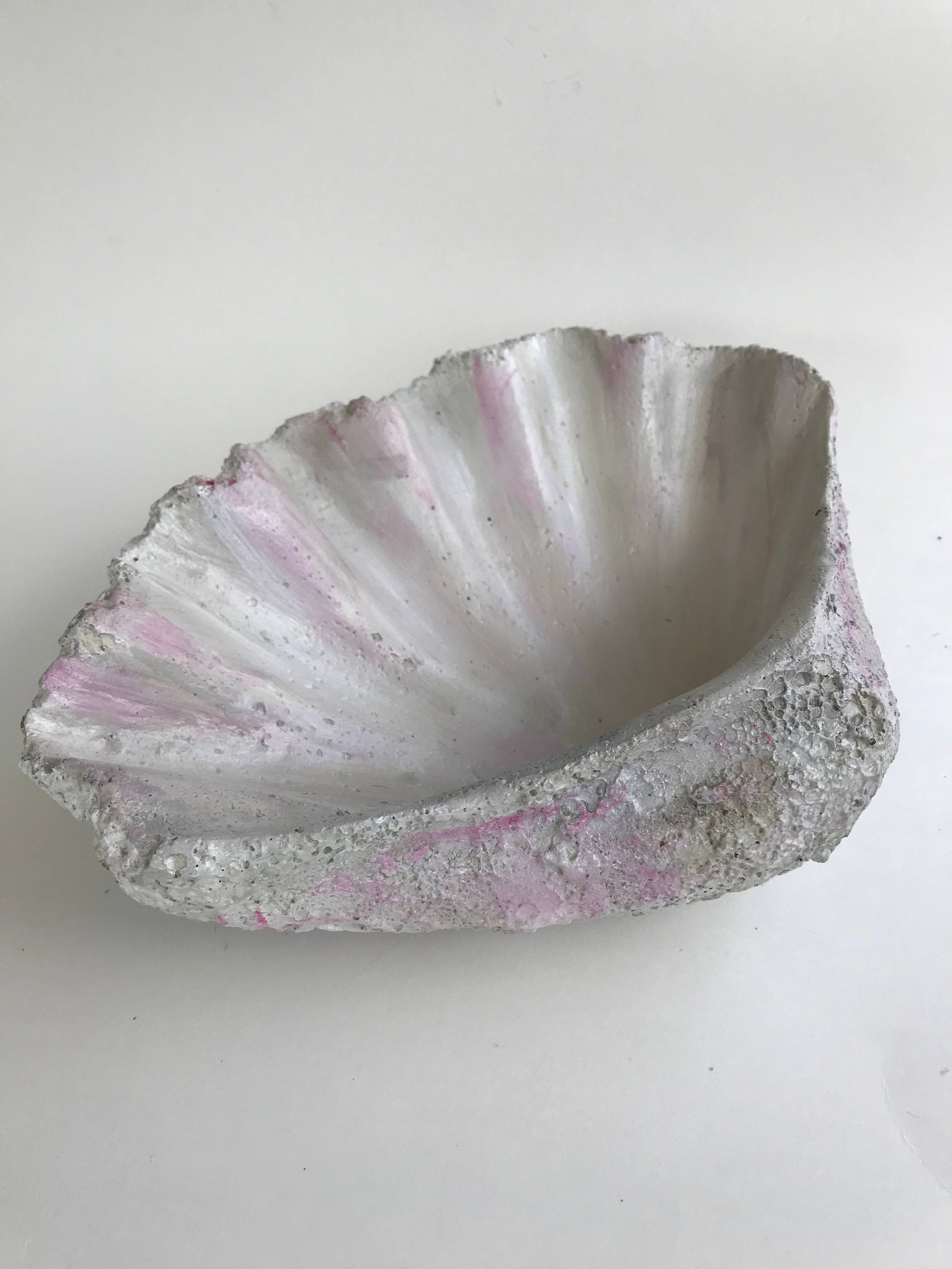 Concrete Clam Shell Vessel Clam Shell Bowl Clam Shell Tray | Etsy