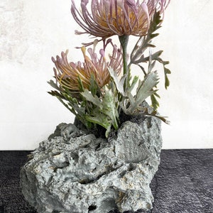 Gray Coral Rock Arrangement, Gray Concrete Coral Arrangement, Coral ...