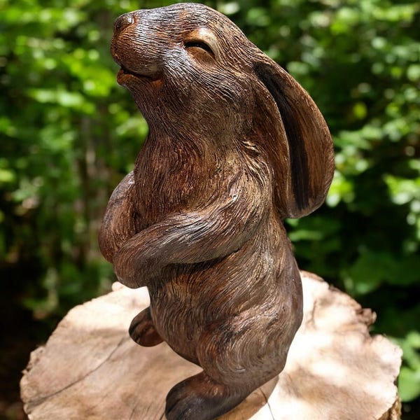 Rabbit Sculpture - Etsy