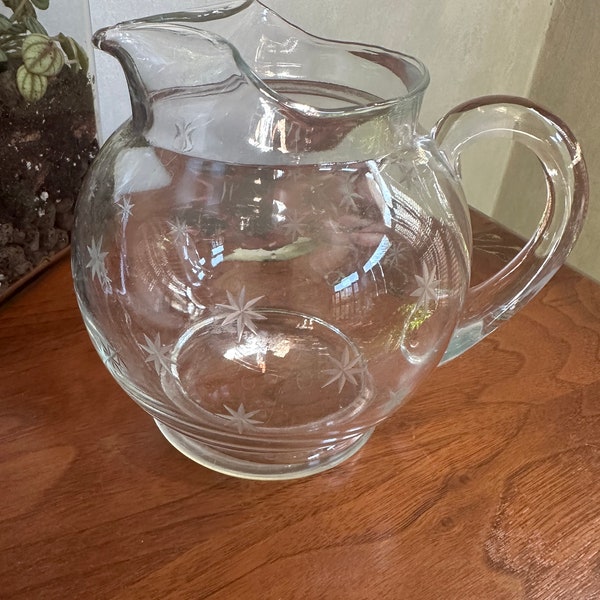 Small Glass Pitcher - Etsy