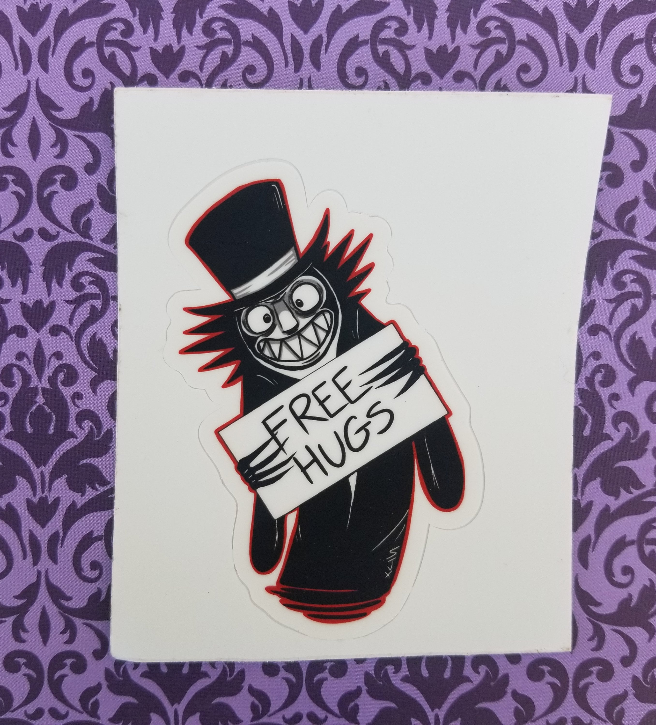 Free Hugs/horror Stickers - Etsy