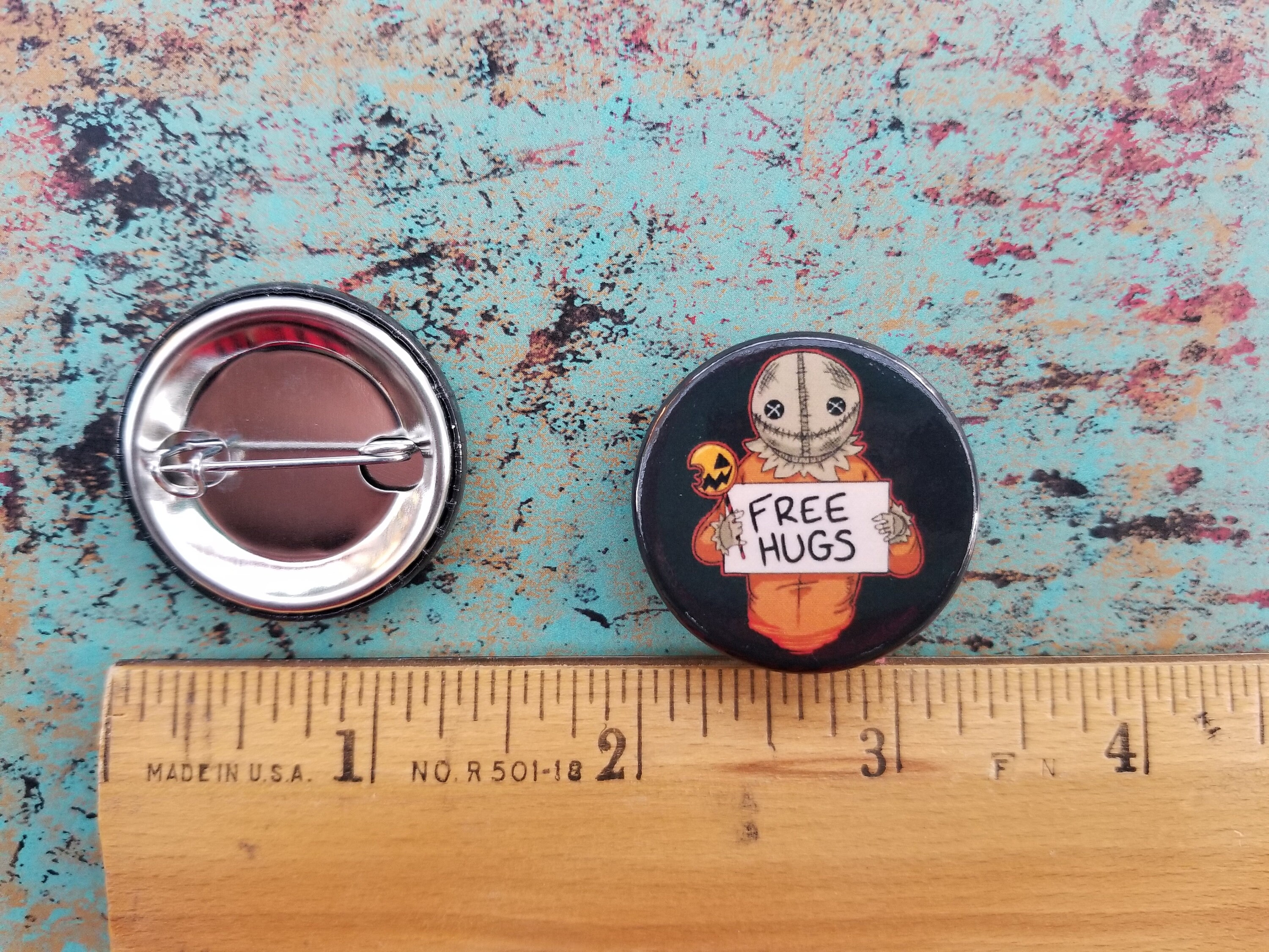 Free Hugs and Artist Symbol buttons | Etsy