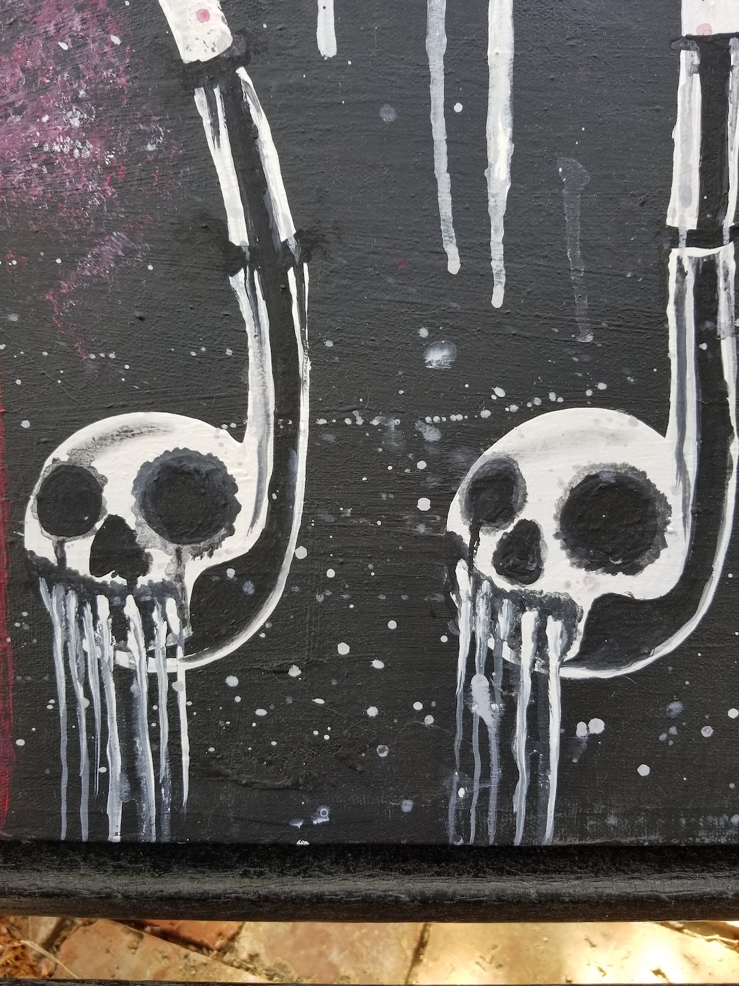 Music Skull Note - Etsy