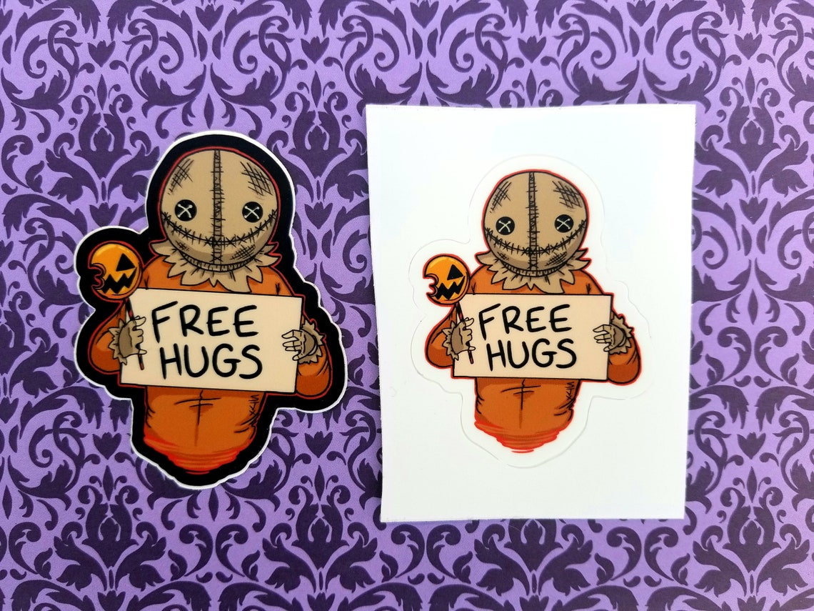 Free Hugs/horror Stickers - Etsy
