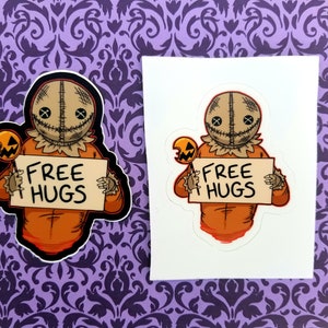 Free Hugs/horror Stickers - Etsy