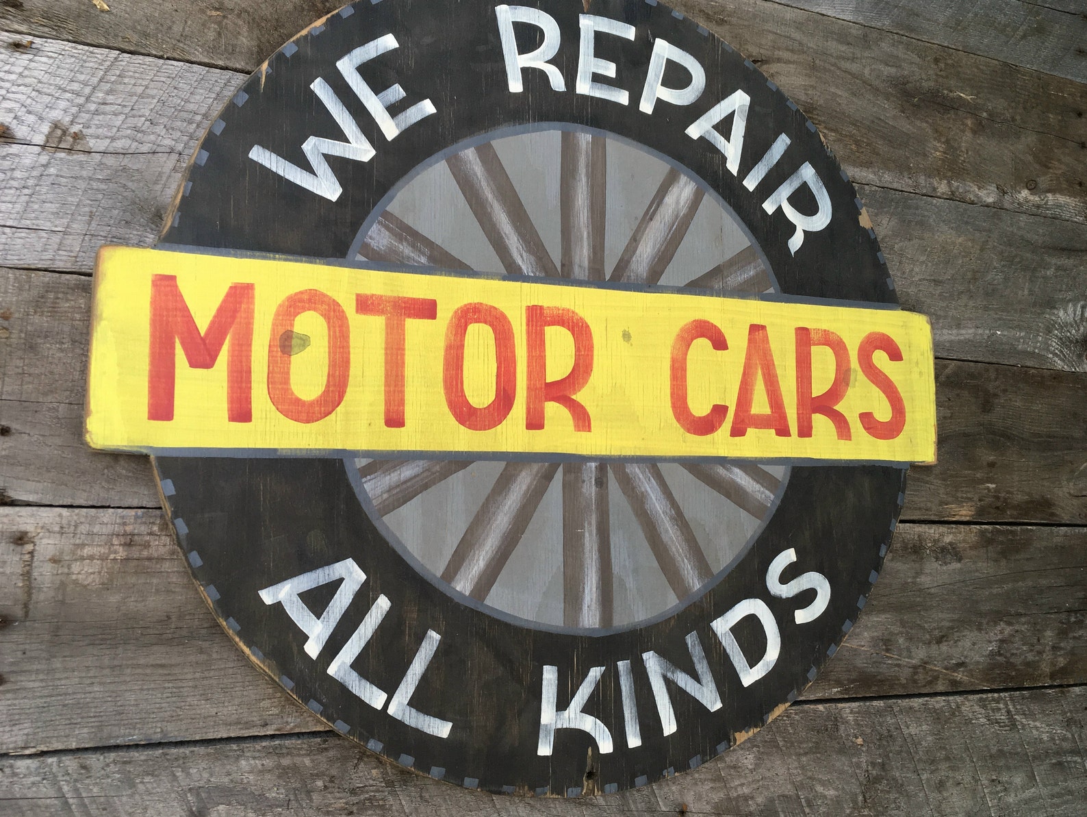 Vintage Automotive Sign Auto Repair Man Cave Decor | Etsy