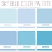 Sky Blue Color Palette Hex Code | Sky Blue Brand Hex Codes | Light Blue ...