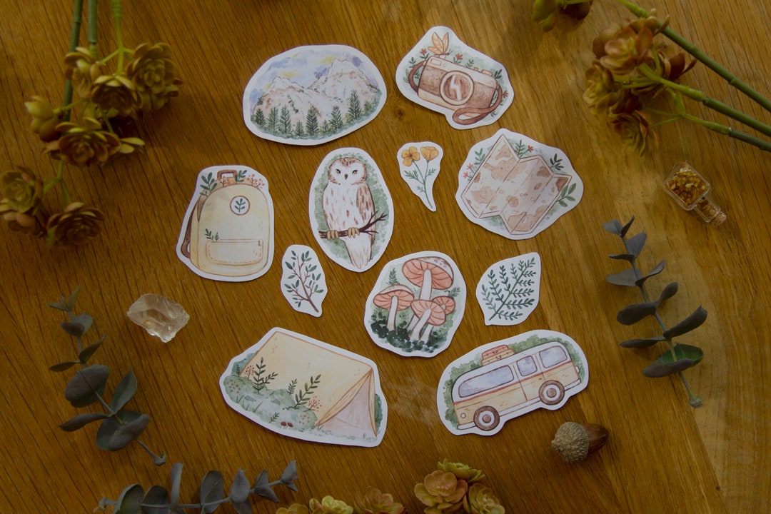 Adventure Vinyl Sticker Set - Etsy Norway