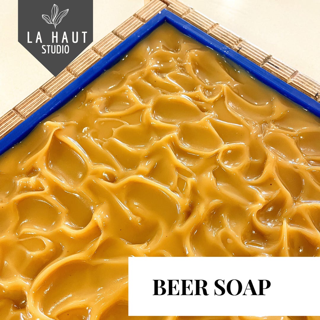 Beer Soap | All Natural Essential Oil Soap Recipe | DIY Handmade Soap ...